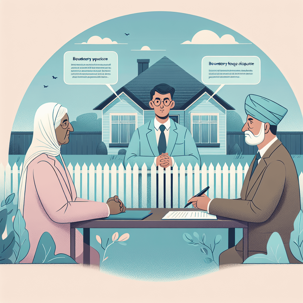 How to resolve a boundary fence dispute - AskLex.ai Knowledgebase